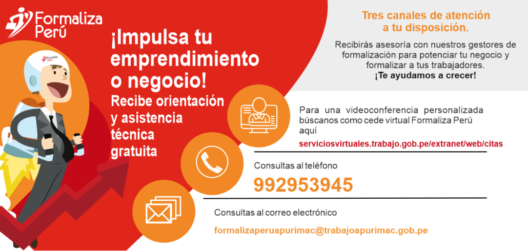 Centro Integrado Formaliza Perú Apurímac Dirección Regional